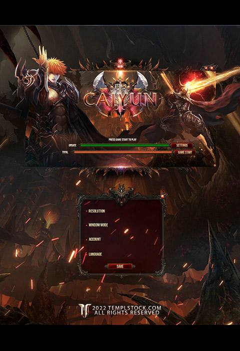 Mu Online Game Website Templates and best DMN CMS themes | Templstock.com
