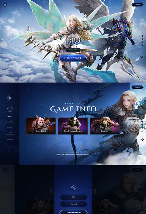 Mu Online Game Website Templates and best DMN CMS themes | Templstock.com